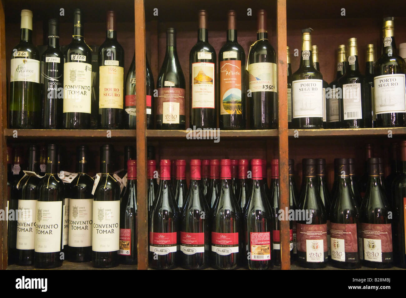Portuguese wine for sale at Fernando's restaurant in Macau Stock Photo ...