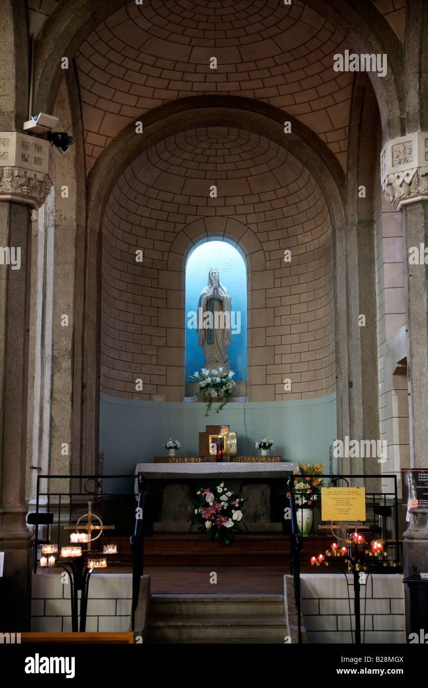 Blue church interior hi-res stock photography and images - Alamy