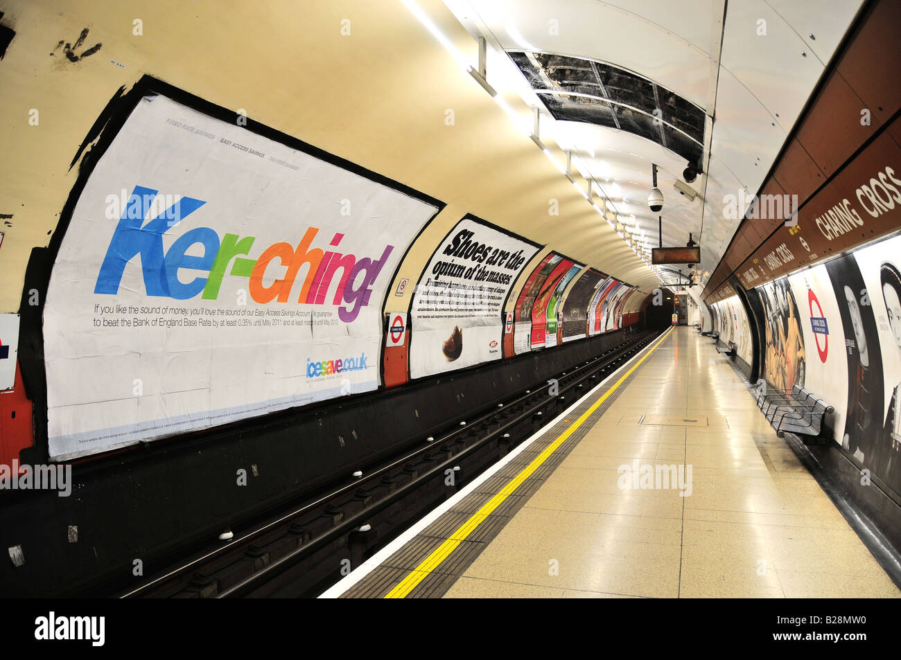 London underground station advert hi-res stock photography and images ...