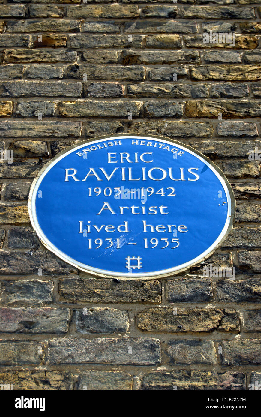 english heritage blue plaque marking a former home of artist eric ...