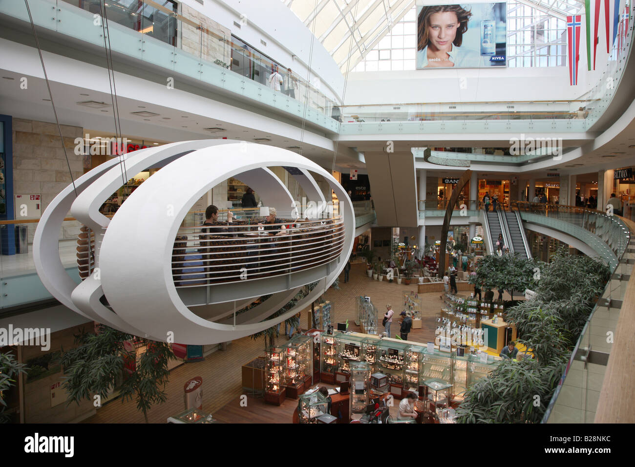 Europa shopping mall lithuania vilnius hi-res stock photography and ...