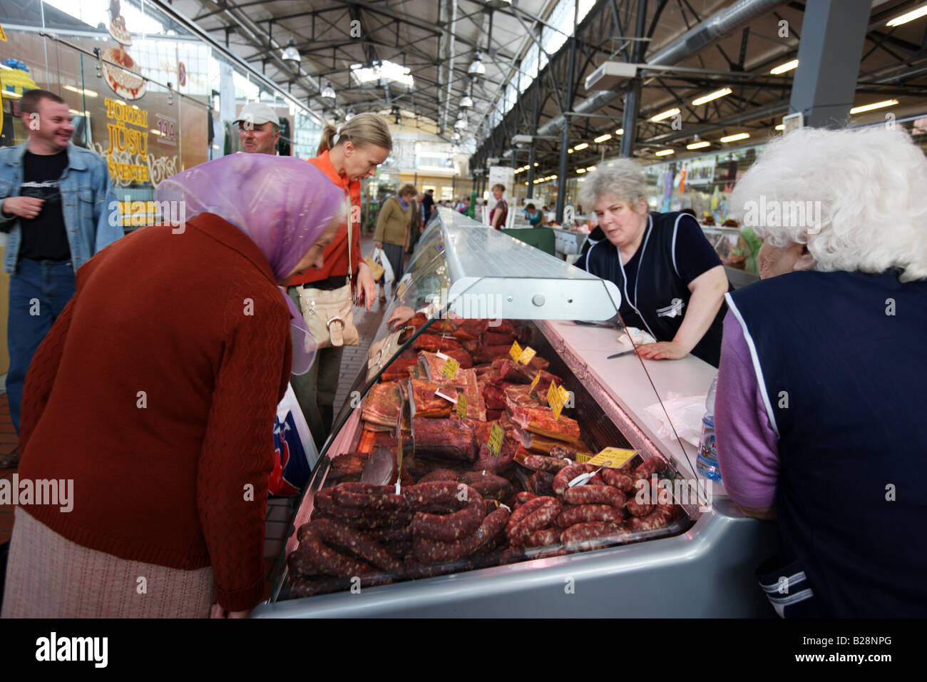 Vilnius food market hi-res stock photography and images - Alamy
