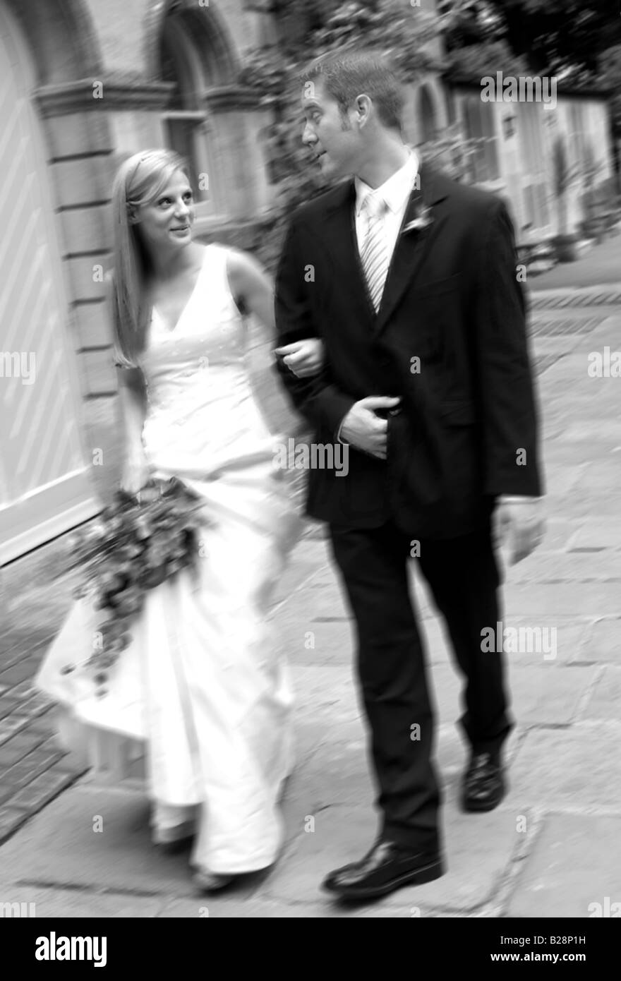 Just got married Stock Photo - Alamy