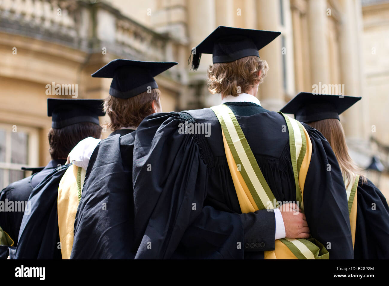 Bath University graduation celebrations Stock Photo - Alamy