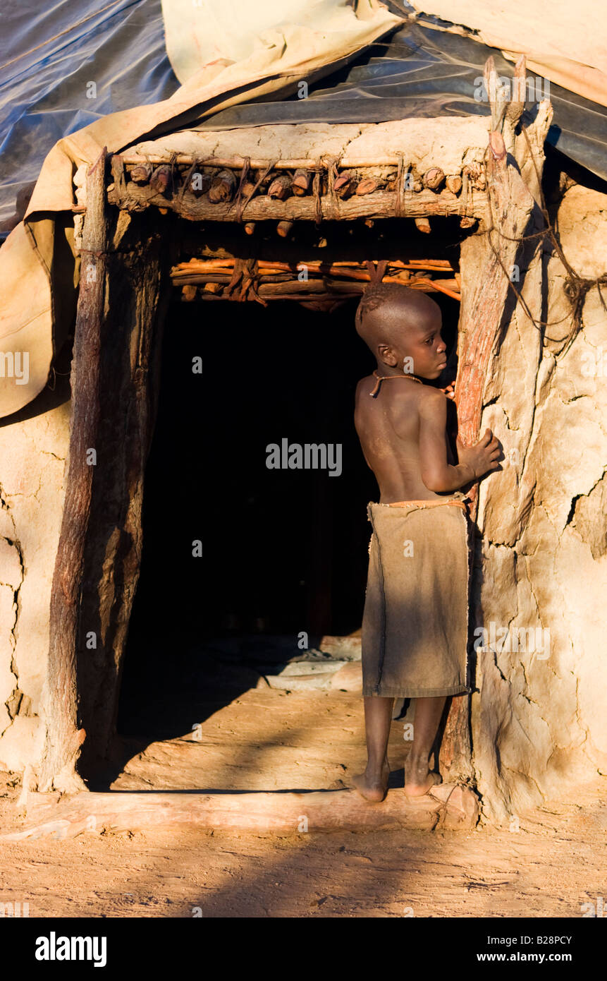 Himba Kid in Namibia Stock Photo - Alamy