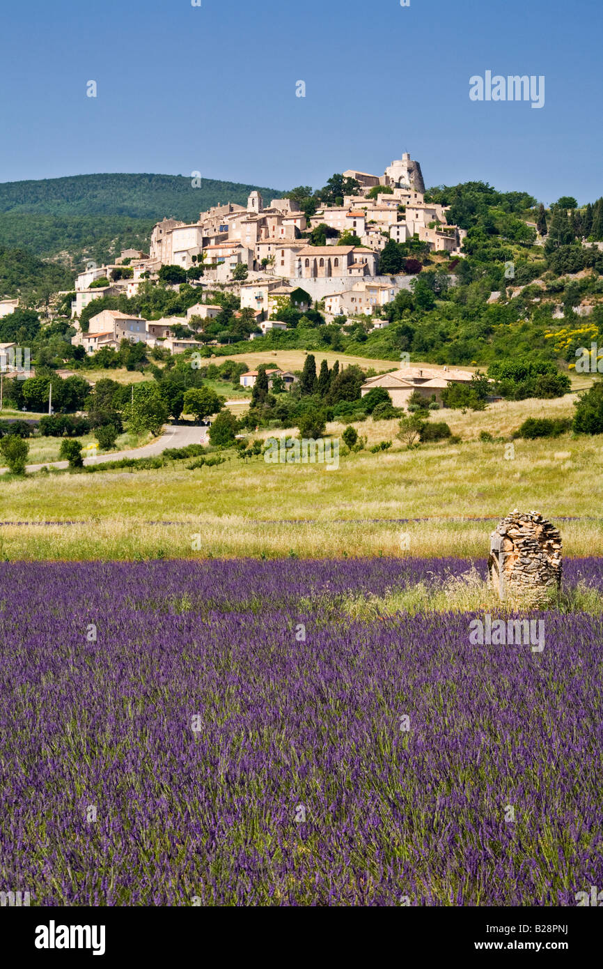 Simiane La Rotonde, provence, France Stock Photo - Alamy