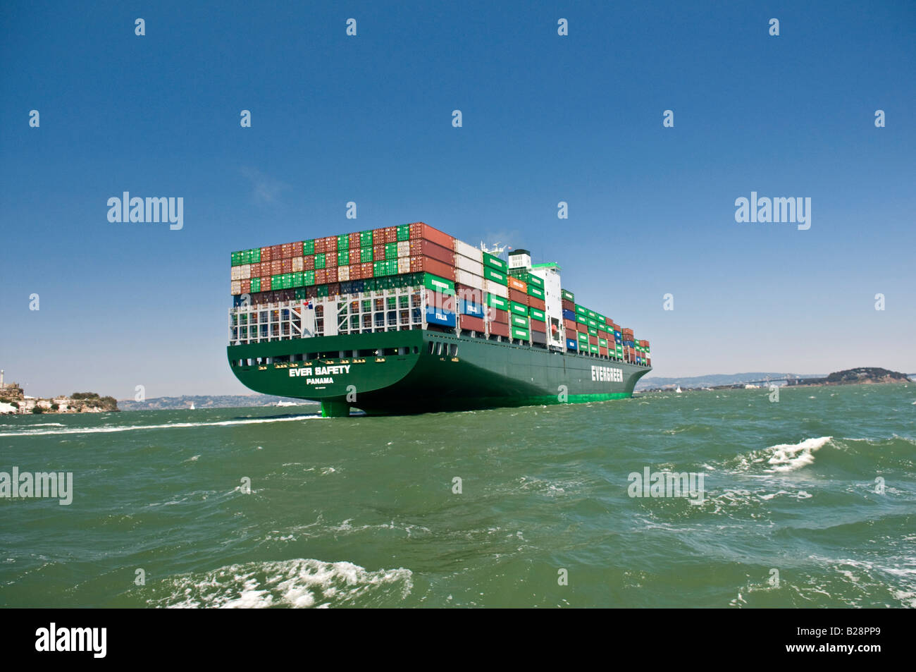 Stern of container ship hi-res stock photography and images - Alamy