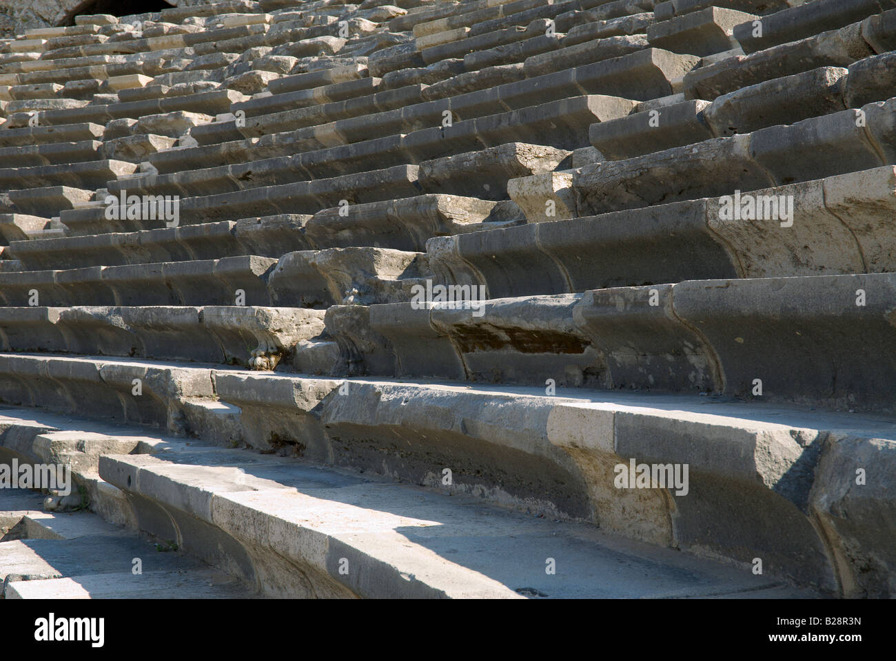 Antique amphitheater of Side, Antalya, Turkey Stock Photo - Alamy