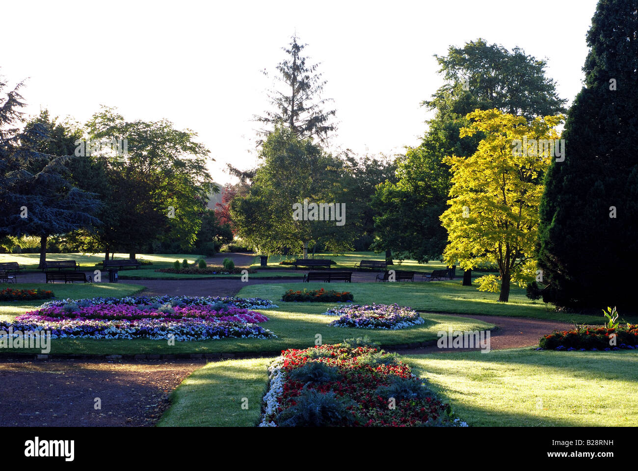 St nicholas park warwick warwickshire england uk hi-res stock ...