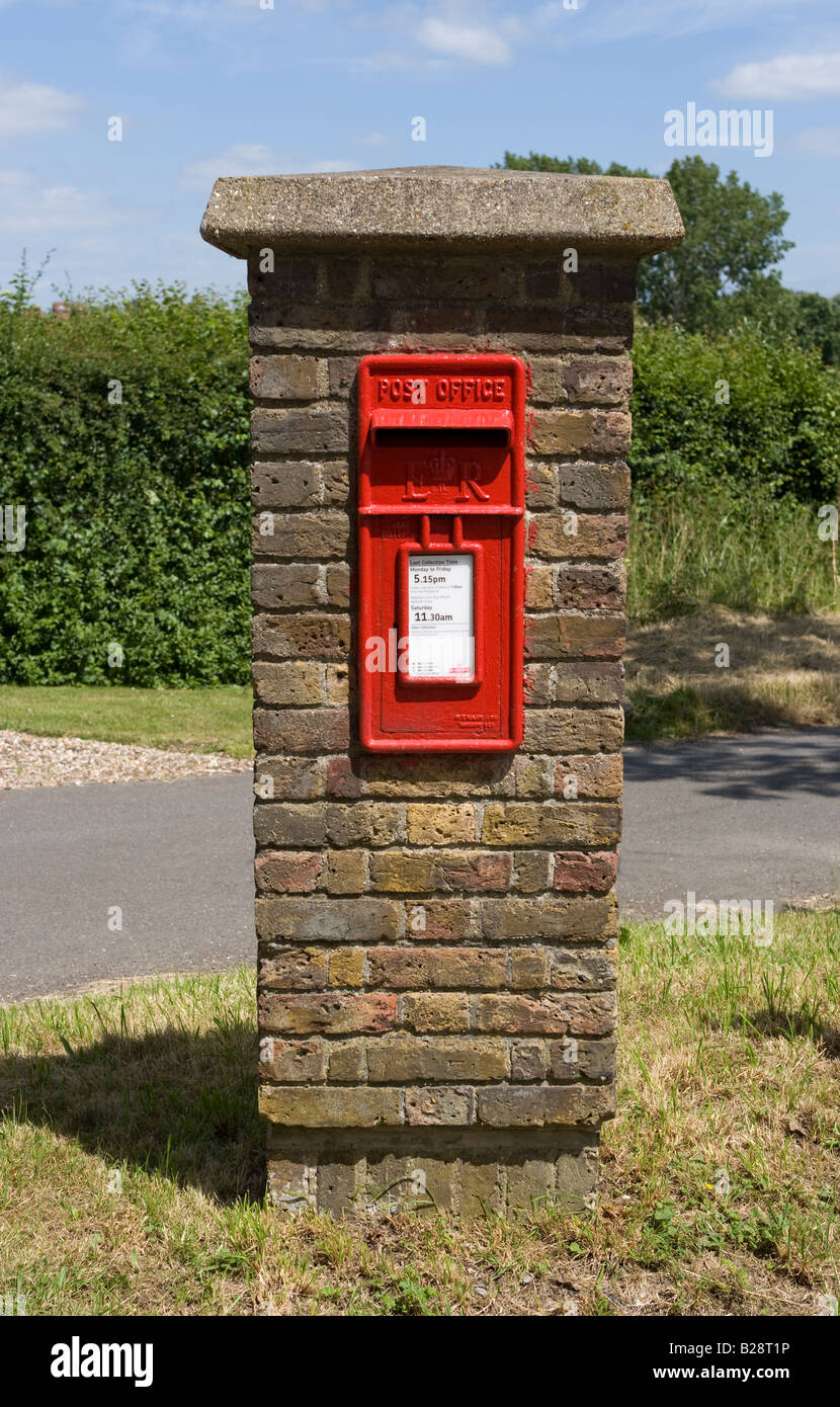 Post Box Lee Valley Essex Stock Photo - Alamy