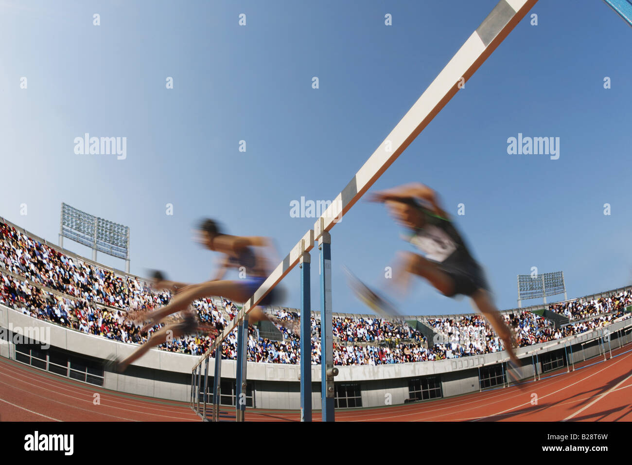 Hurdles athlete men hi-res stock photography and images - Alamy