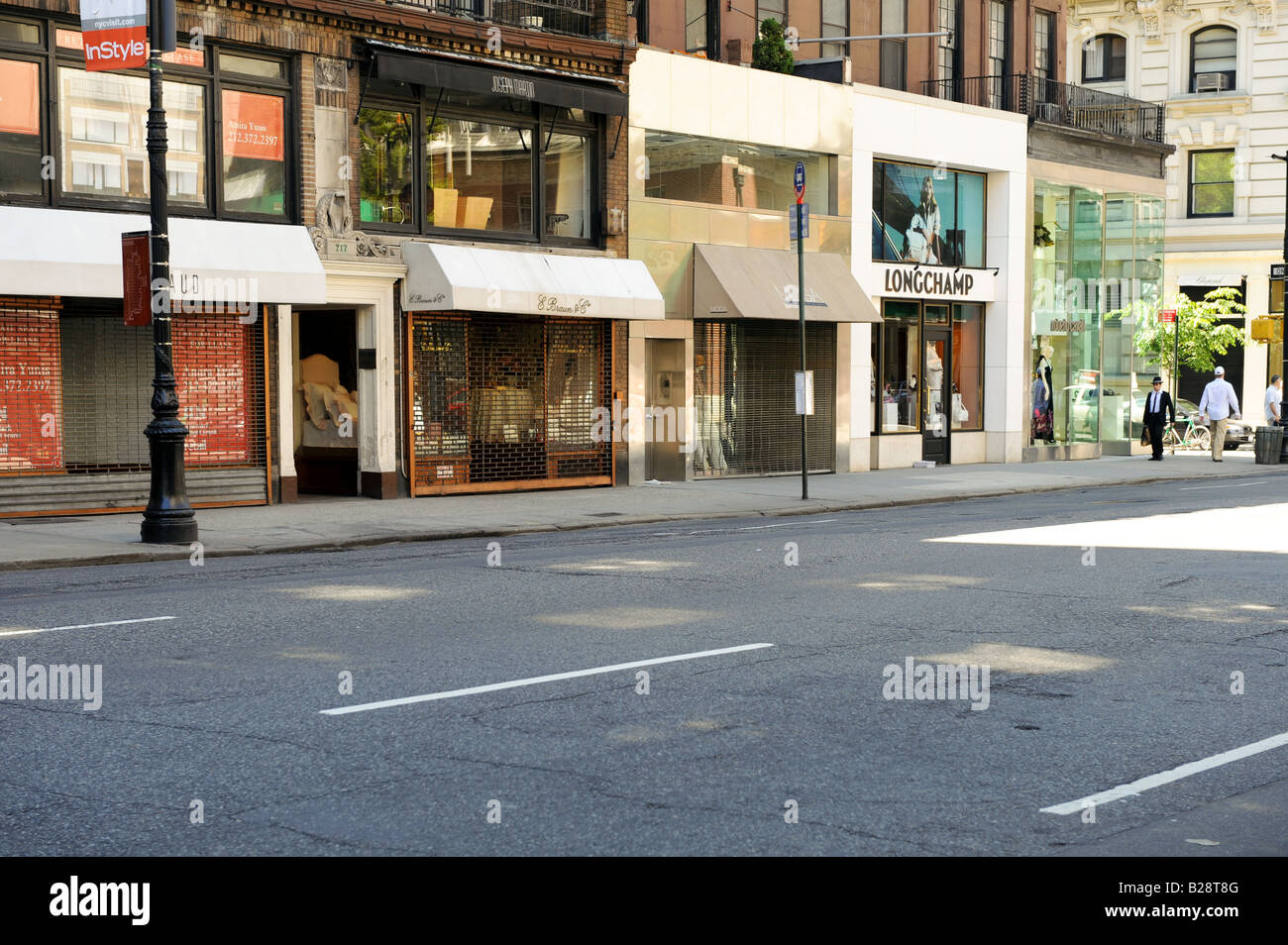 Sunday morning on Madison Avenue New York City Stock Photo - Alamy
