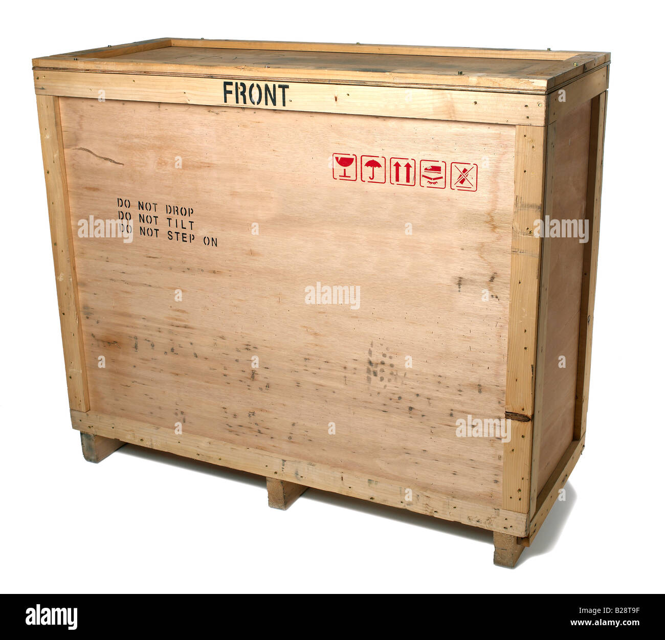 Wood Shipping Container Stock Photo - Alamy