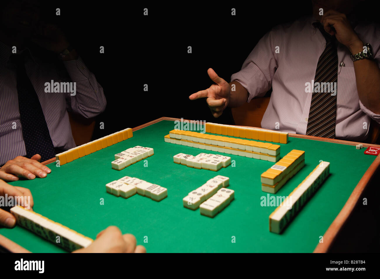 Mahjong players hi-res stock photography and images - Alamy