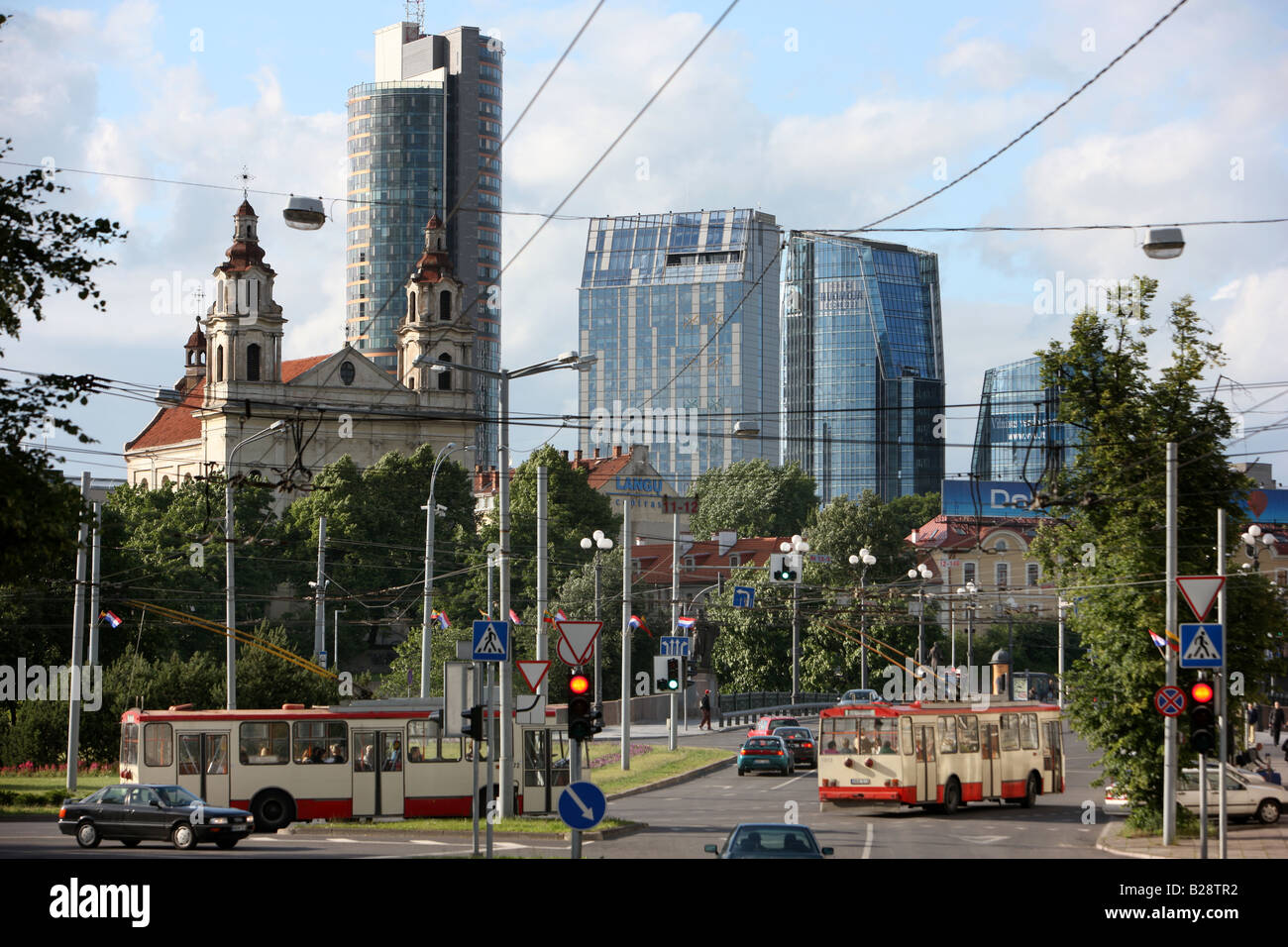 Trolley bus vilnius lithuania hi-res stock photography and images - Alamy