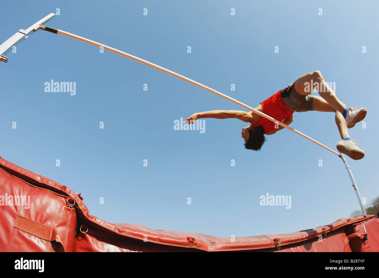 High jump technique hi-res stock photography and images - Alamy