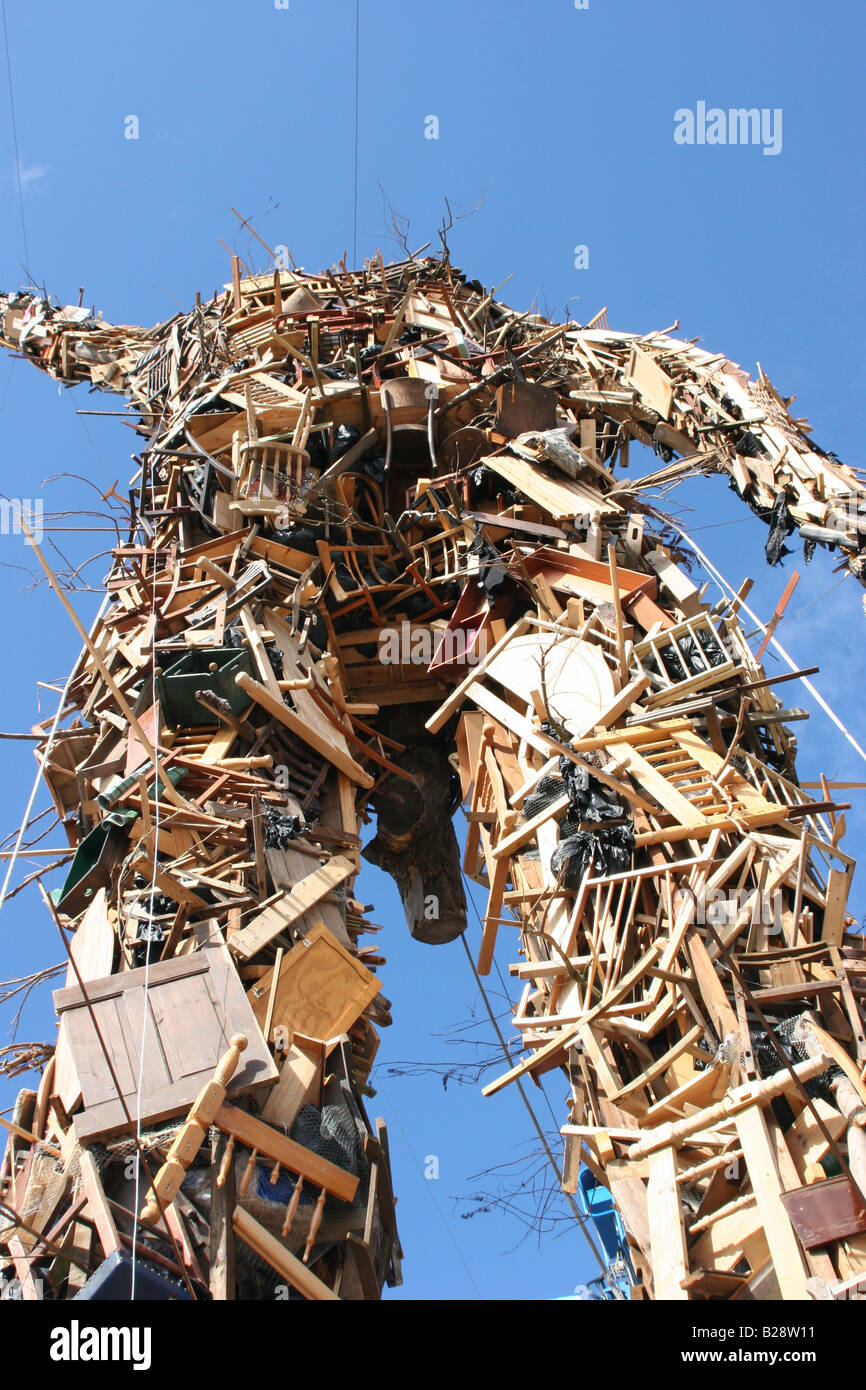 Anthony Gormley's 25-metre high Waste Man from The Margate Exodus film ...