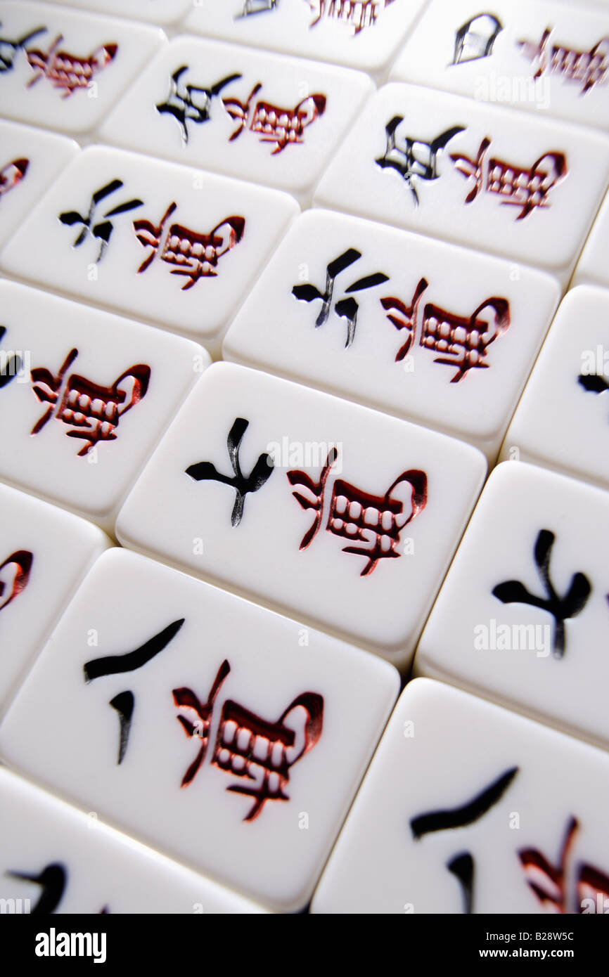 Mahjong tiles hi-res stock photography and images - Alamy
