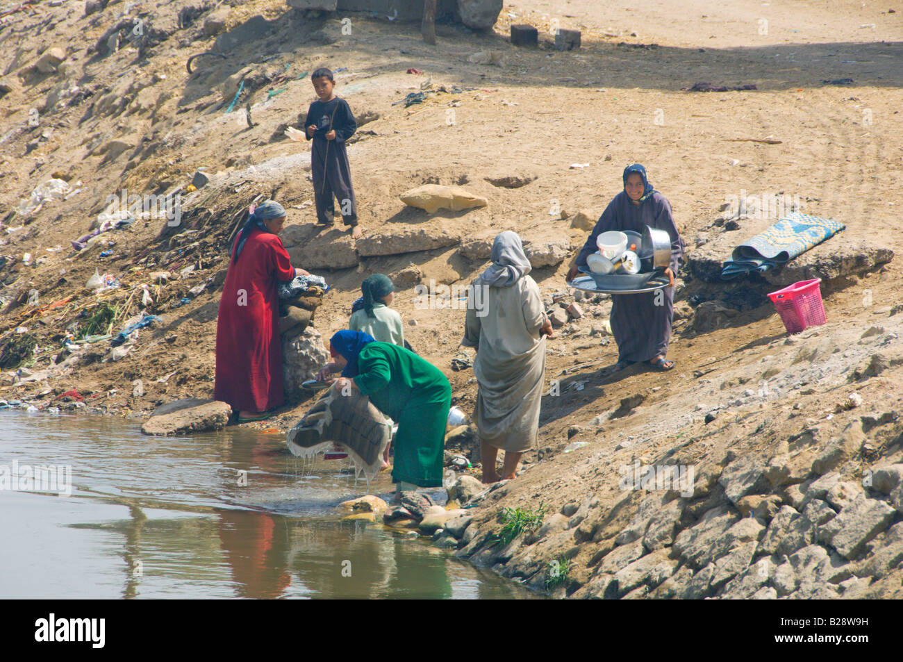 Washing egypt water hi-res stock photography and images - Alamy