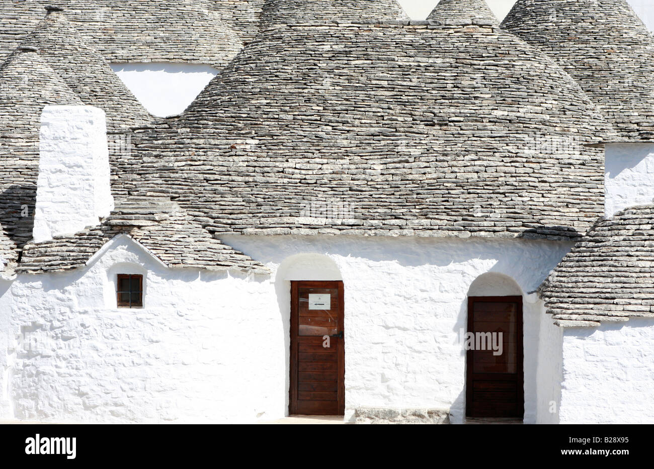 The unique zone of Trullis in Alberobello ,Bari, Puglia,Italy is a ...