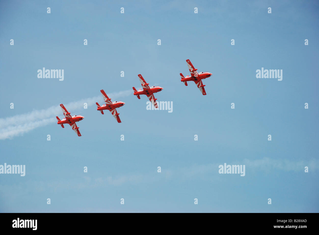 Jet formation in an airshow at Trivandrum,Kerala,India Stock Photo - Alamy