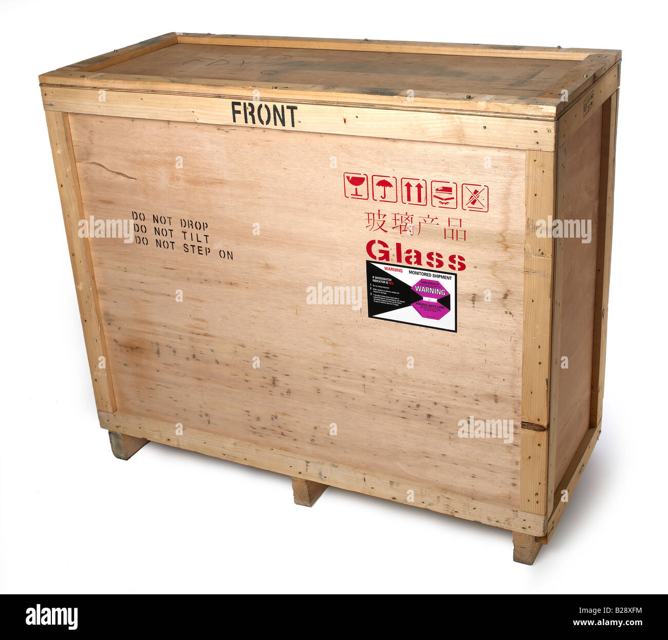 Wood Shipping Container Stock Photo - Alamy