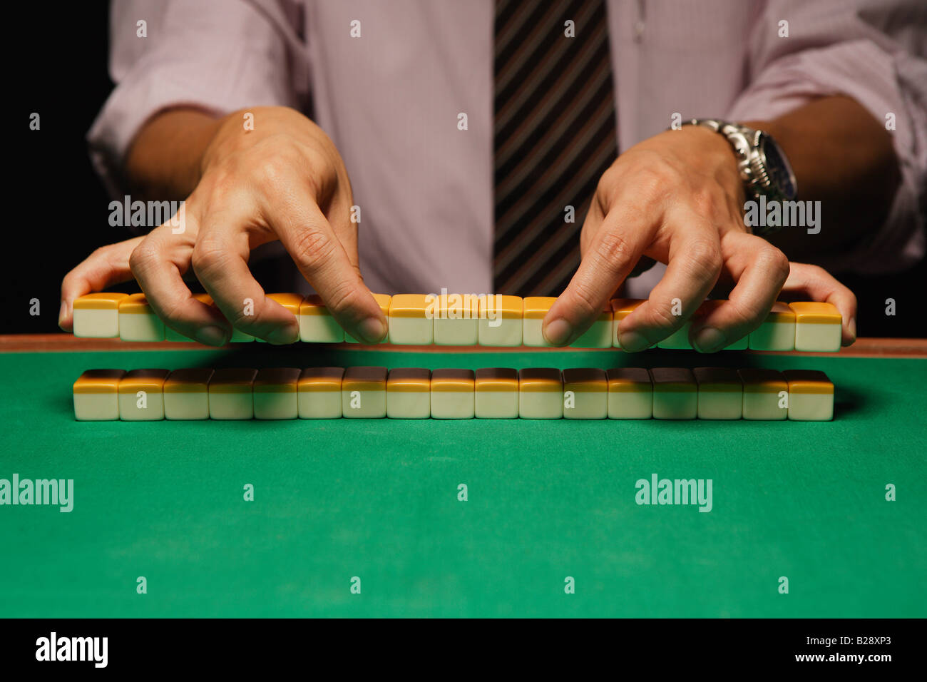 Mahjong players hi-res stock photography and images - Alamy