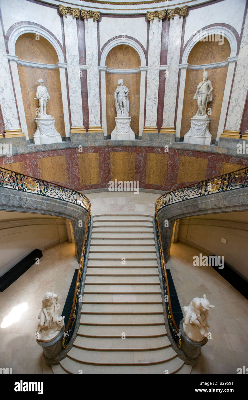 Grand staircase inside famous Bode Museum on Museuminsel Museum Island ...