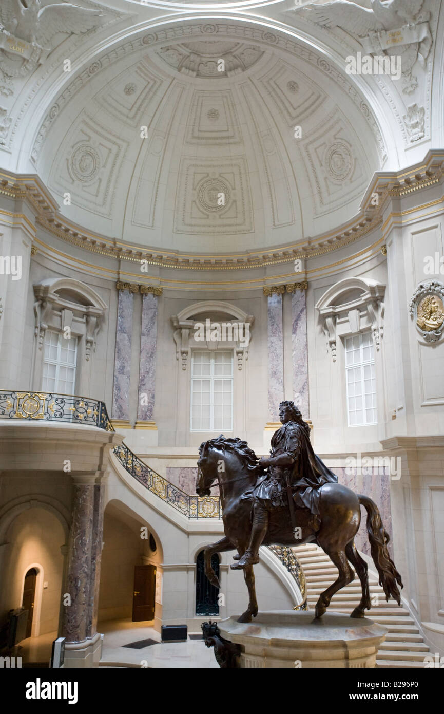 Statue in Great Dome of Bode Museum in Berlin Germany 2008 Stock Photo ...