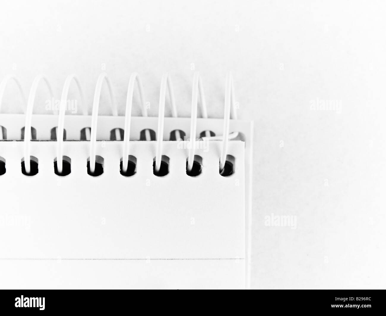 Ring bound pad not illustration Black and White Stock Photos & Images ...