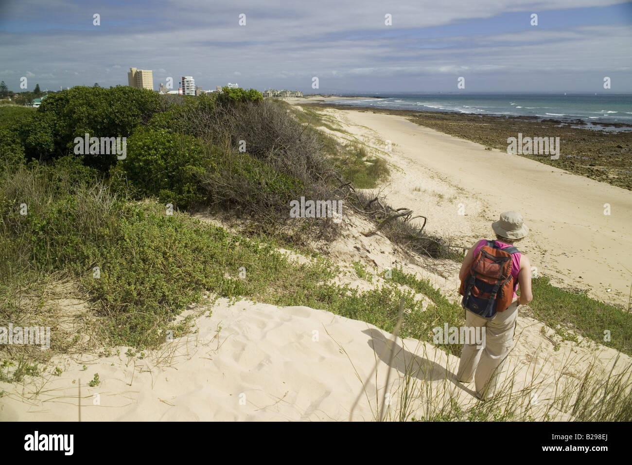 Nelson Mandela Bay Port Elizabeth Garden Route South Africa Stock Photo ...