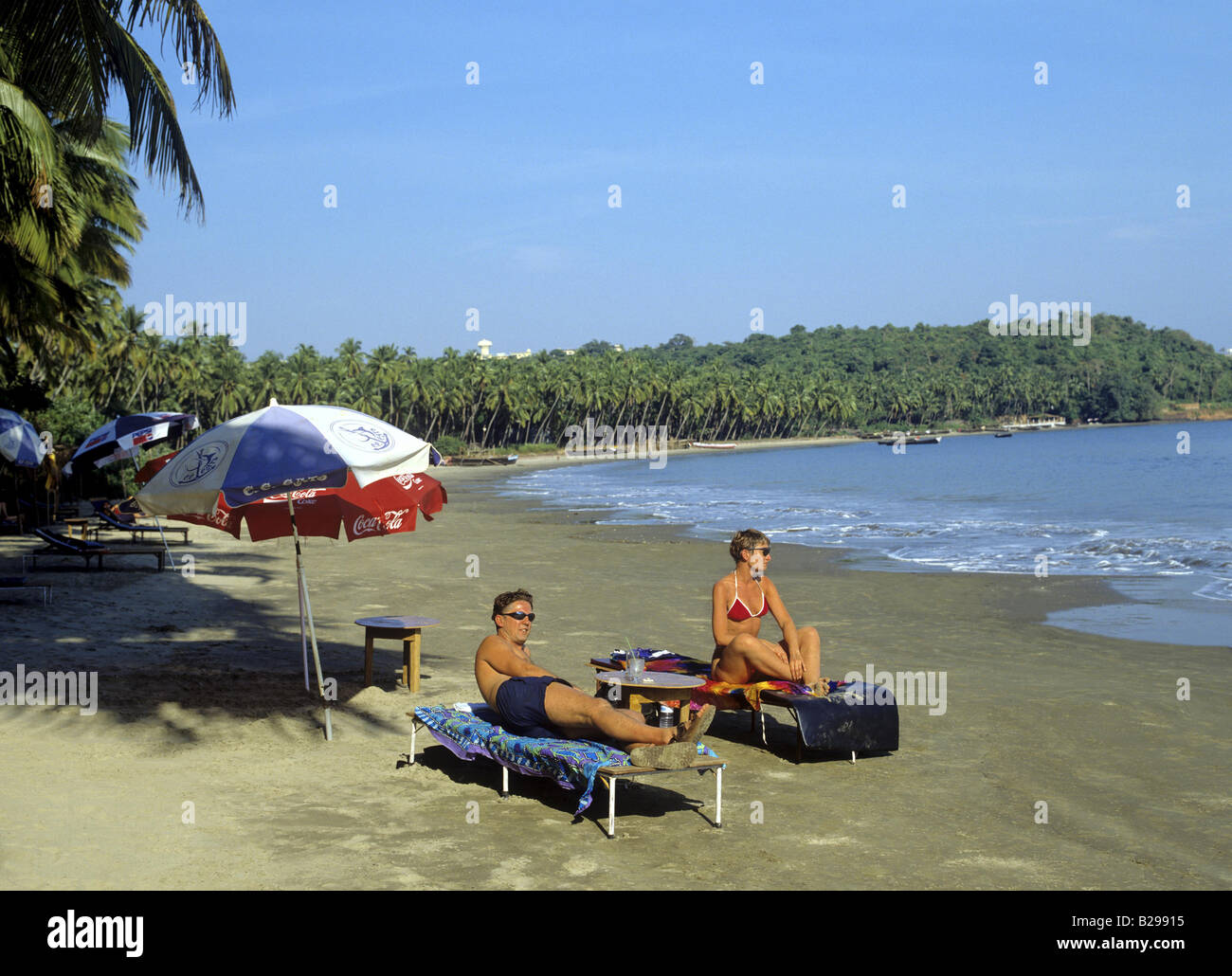 Coco beach goa hi-res stock photography and images - Alamy