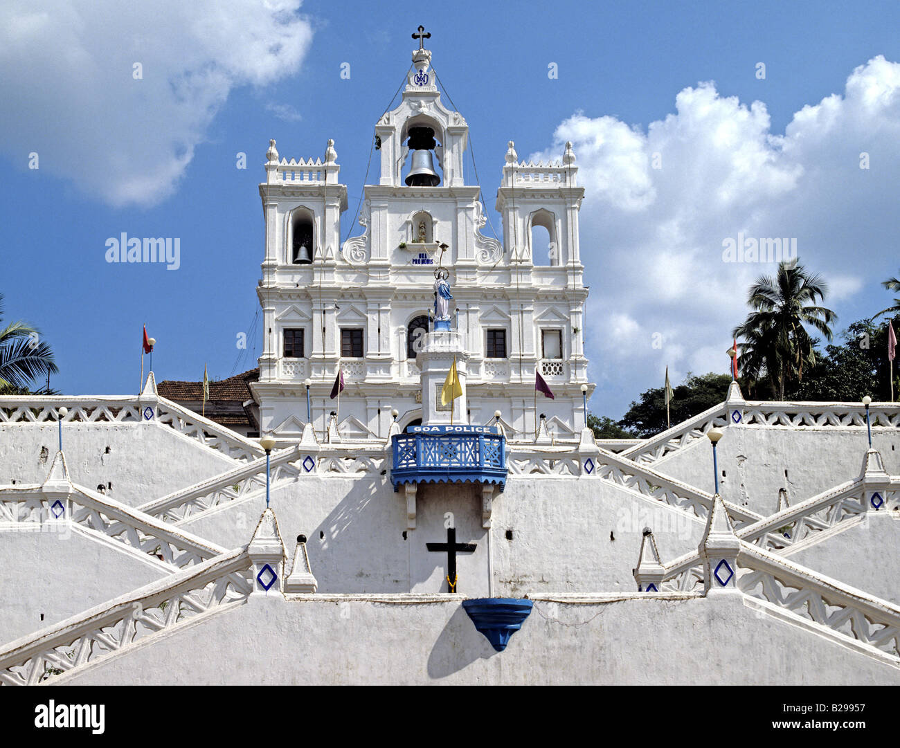 Bell tower goa church hi-res stock photography and images - Alamy