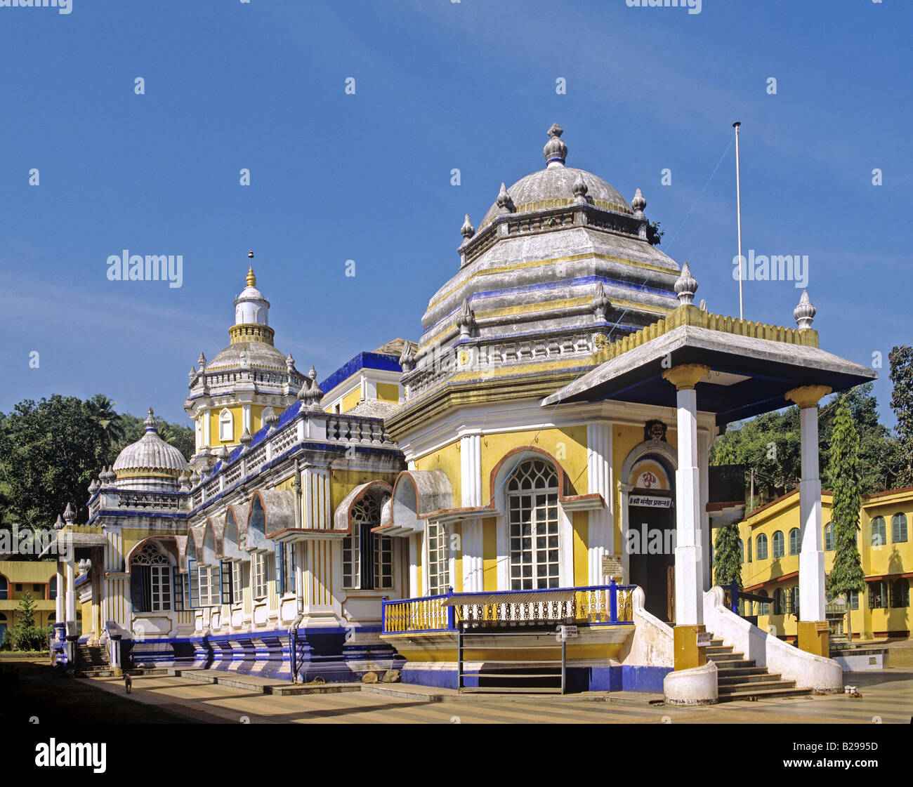 Shri Mangeshi Maangeshi Goa State India Stock Photo - Alamy