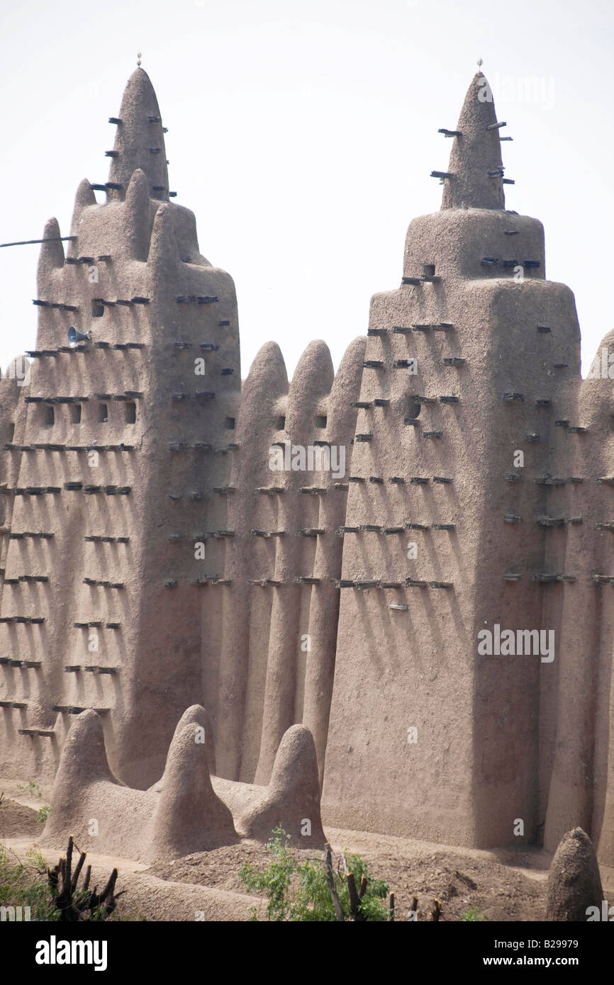 The Djenne Mud Brick Mosque Djenne Mali Stock Photo - Alamy