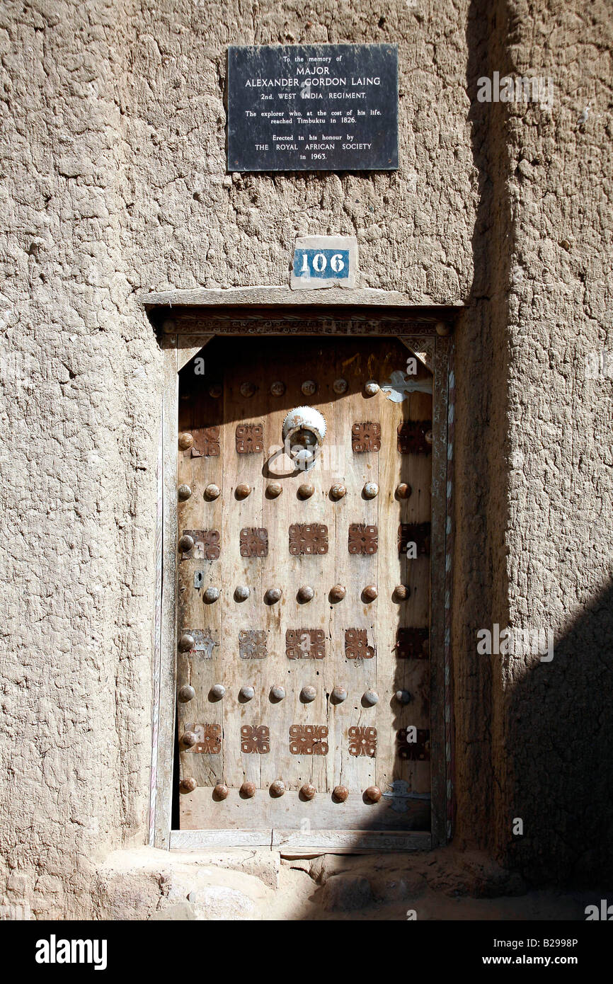 House of British Explorer Timbuktu Mali Stock Photo - Alamy