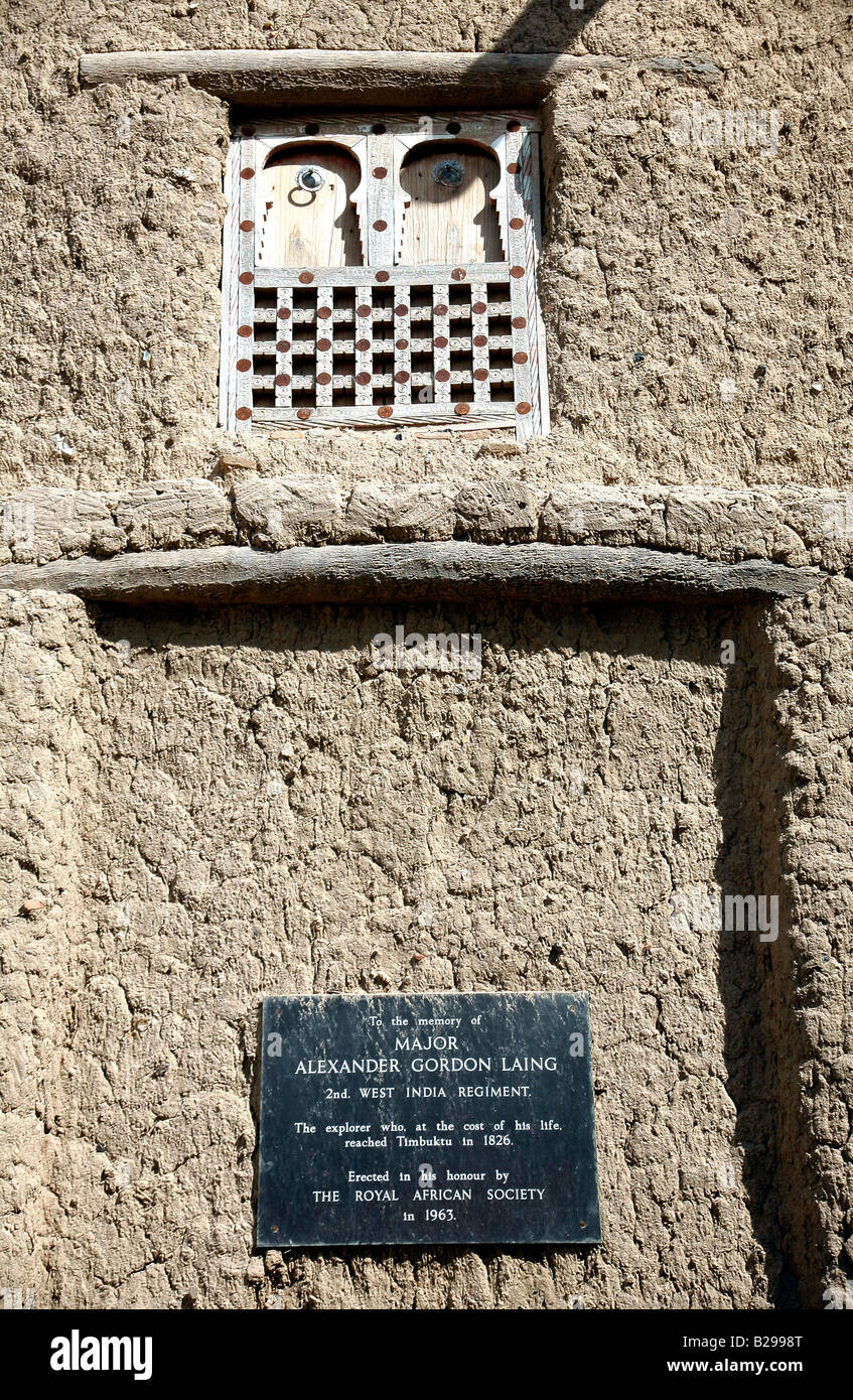 House of British Explorer Timbuktu Mali Stock Photo - Alamy
