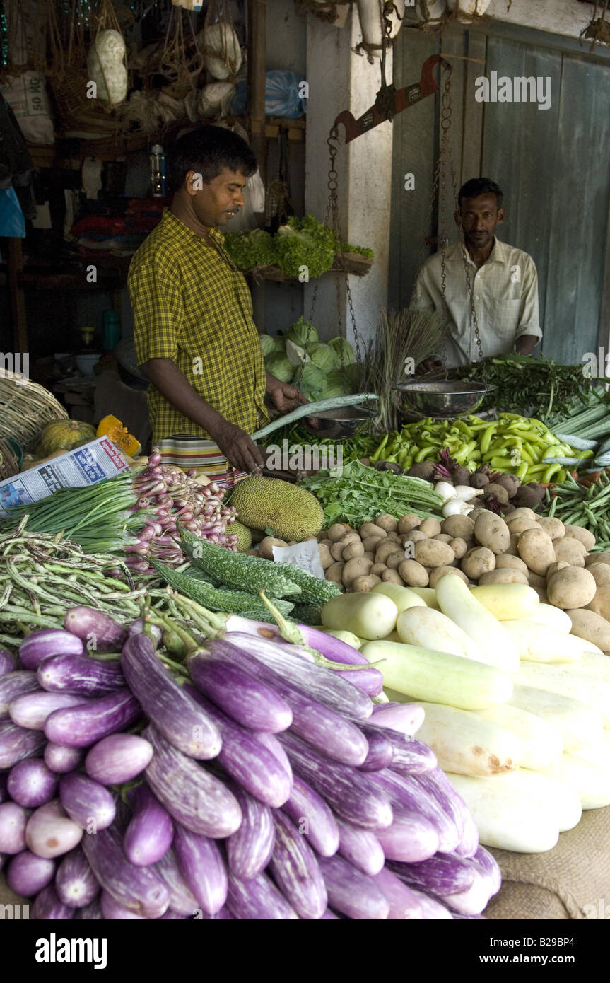 Vegetable market shop Aluthgama Sri Lanka Stock Photo - Alamy
