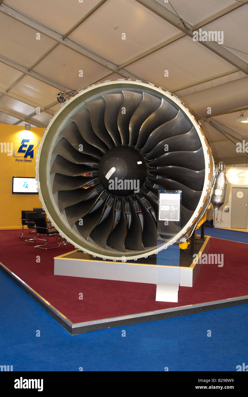 Airbus A380 Engine GP7200 Farnborough Air Show 2008 Stock Photo - Alamy