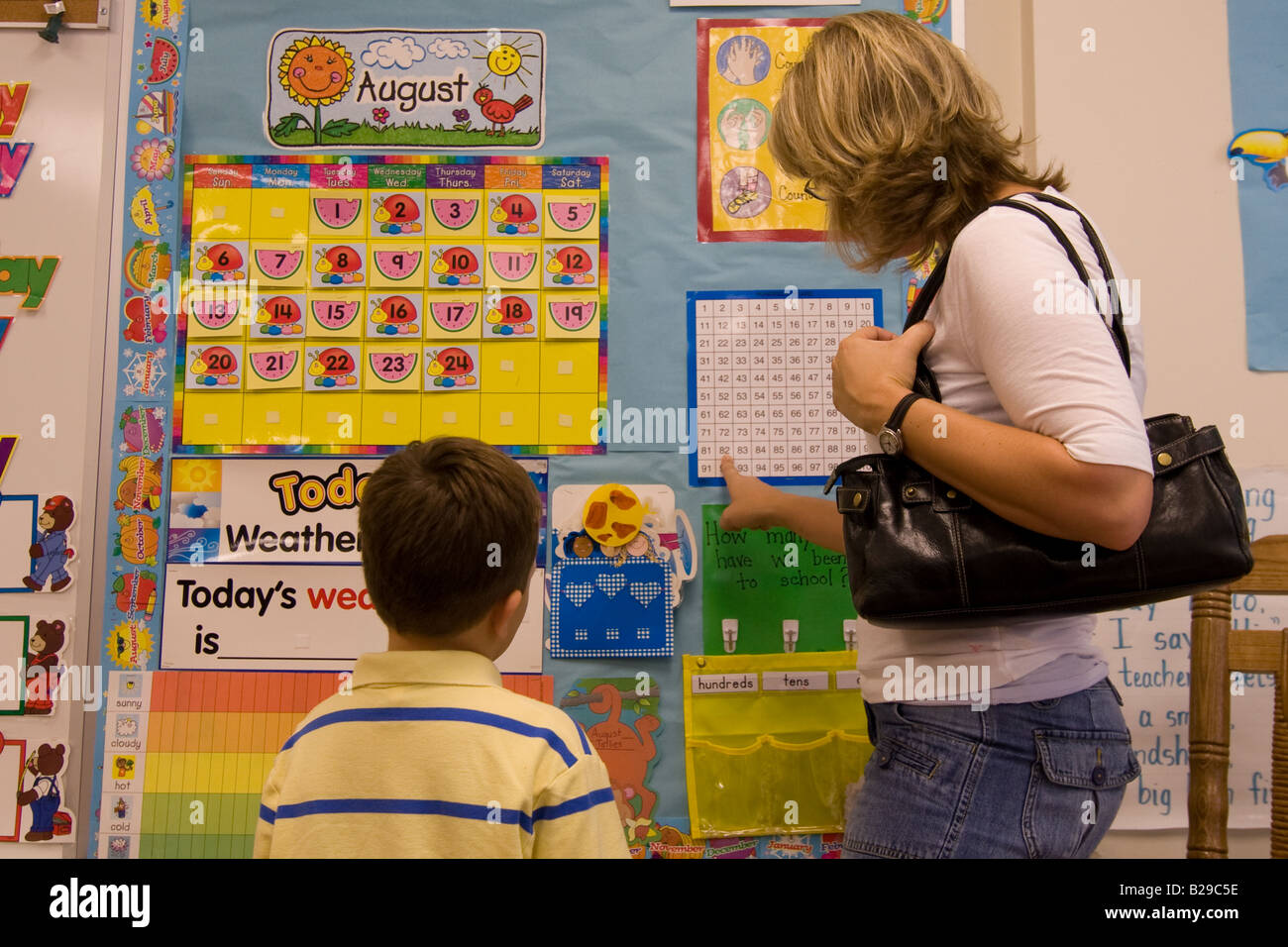 Elementary school classroom posters hi-res stock photography and images ...