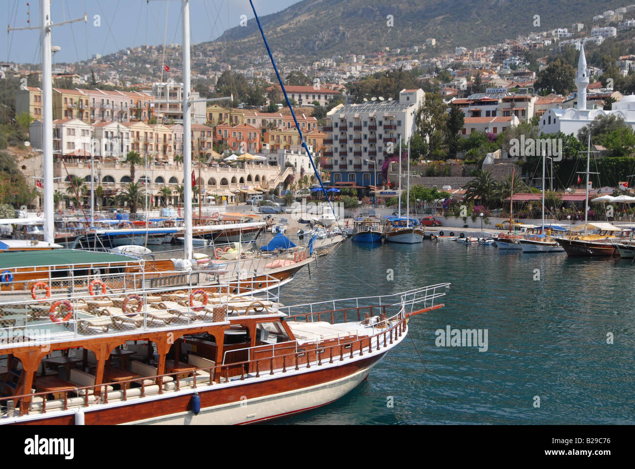 Kalkan Marina Limani Turkey Ref ZB689 112131 0045 COMPULSORY CREDIT ...