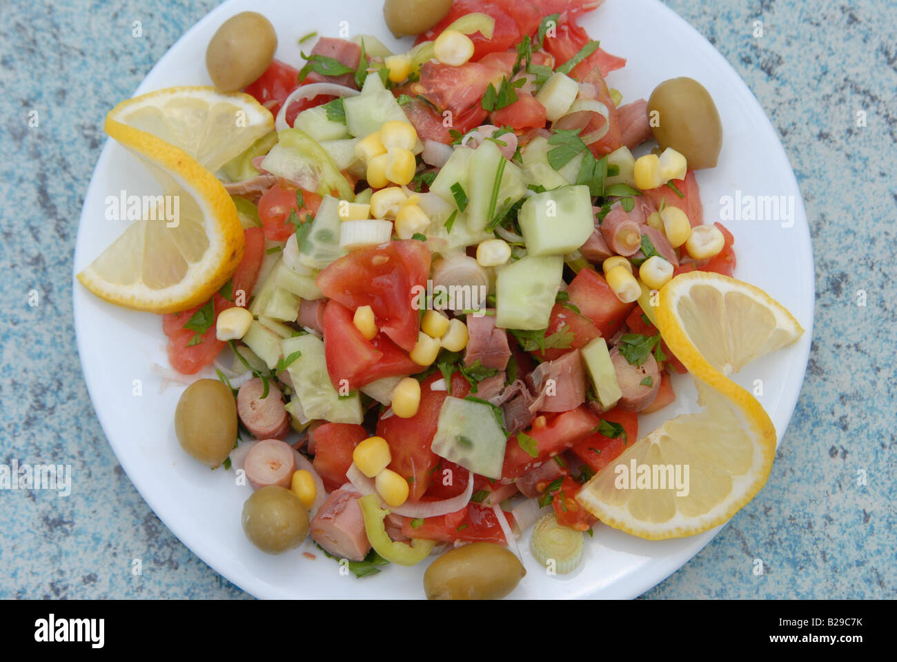 Octopus salad Turkey Ref ZB689 112131 0056 COMPULSORY CREDIT World ...