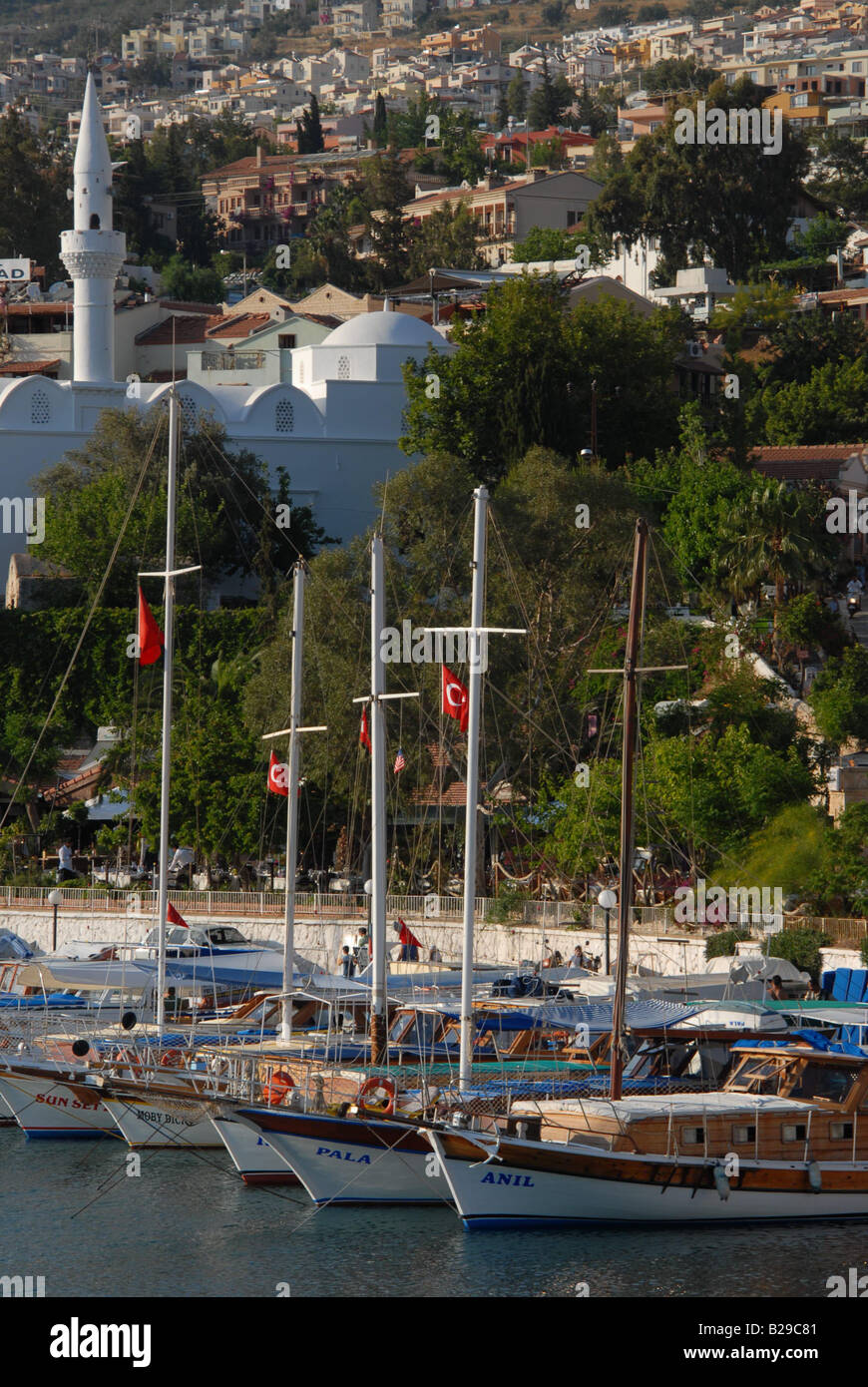 Kalkan Marina Limani Turkey Ref ZB689 112131 0064 COMPULSORY CREDIT ...