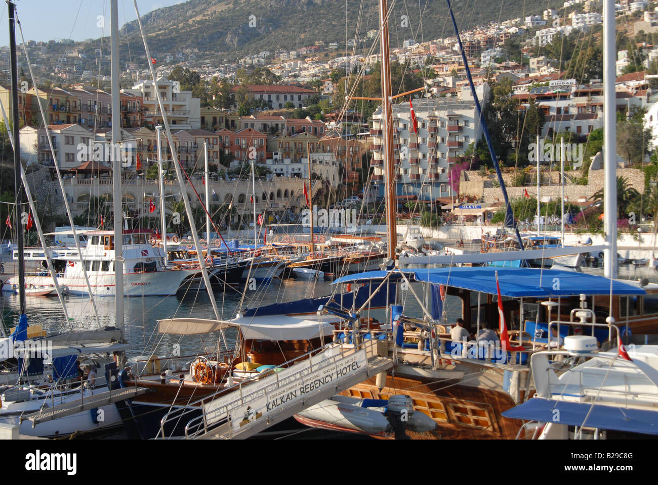 Kalkan Marina Limani Turkey Ref ZB689 112131 0077 COMPULSORY CREDIT ...