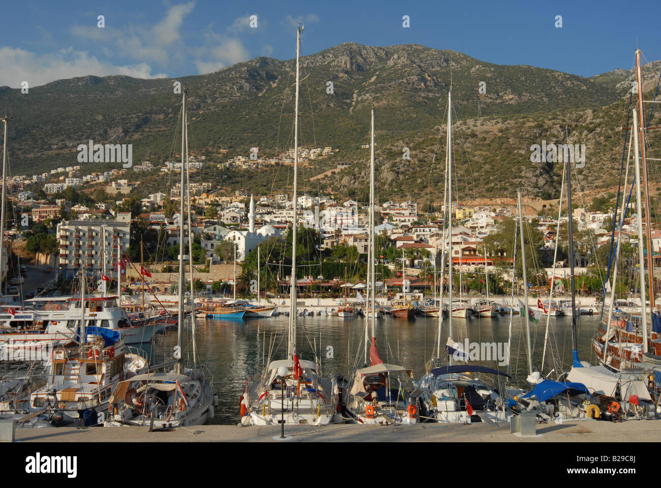 Kalkan Marina Limani Turkey Ref ZB689 112131 0078 COMPULSORY CREDIT ...