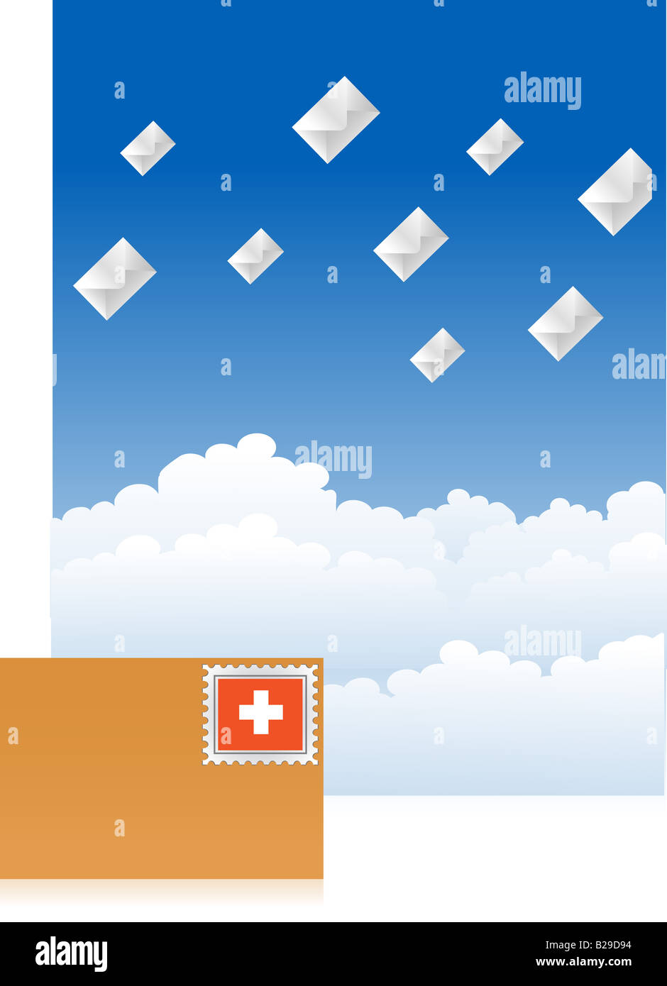 Switzerland flag wallpaper Cut Out Stock Images & Pictures - Alamy