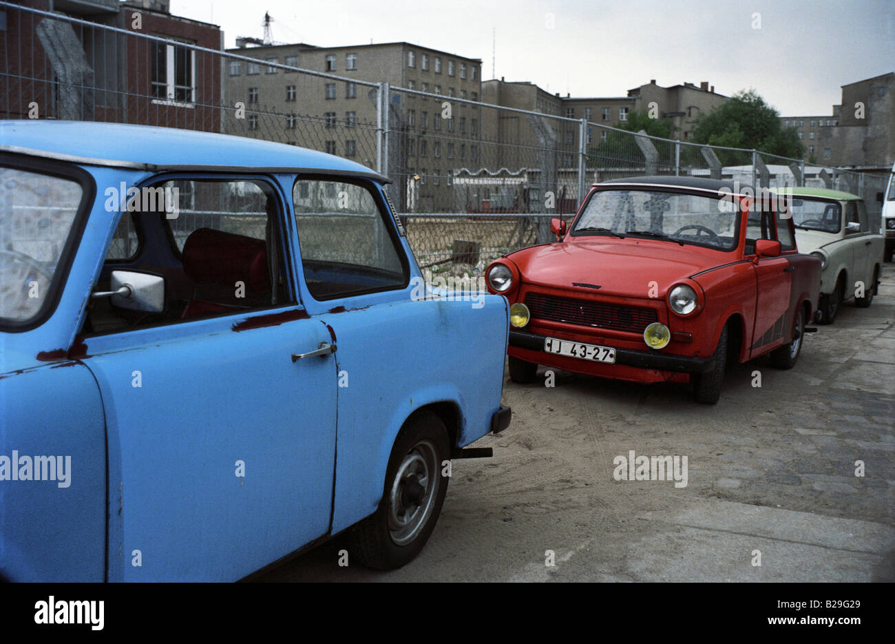 Iconic Trabant cars, former East Berlin, Germany Stock Photo - Alamy