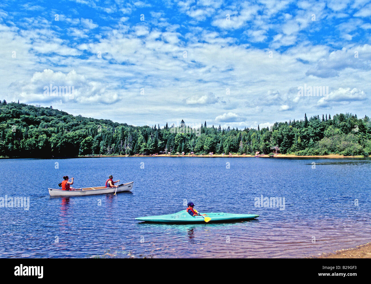 Laurentian mountains lake hi-res stock photography and images - Alamy