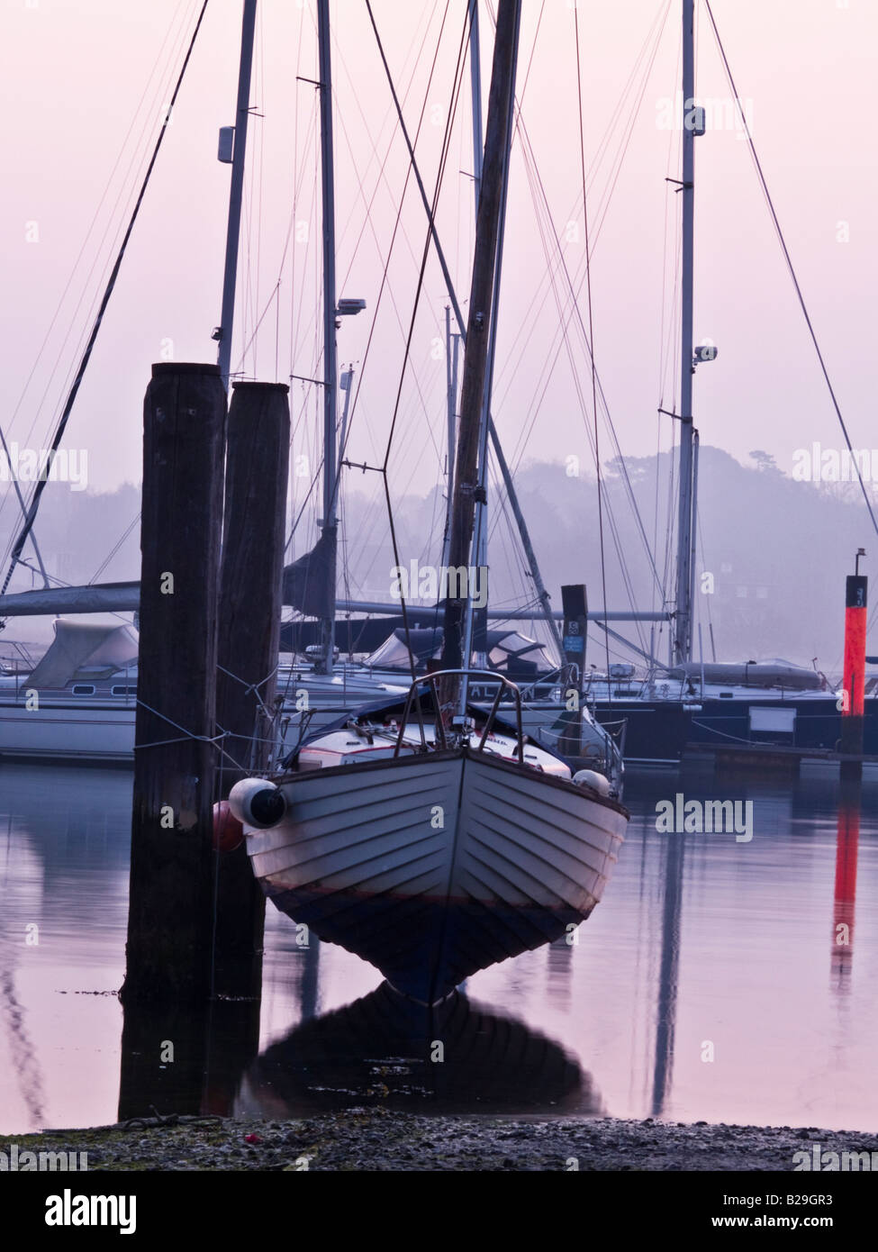 Hamble river mooring hi-res stock photography and images - Alamy