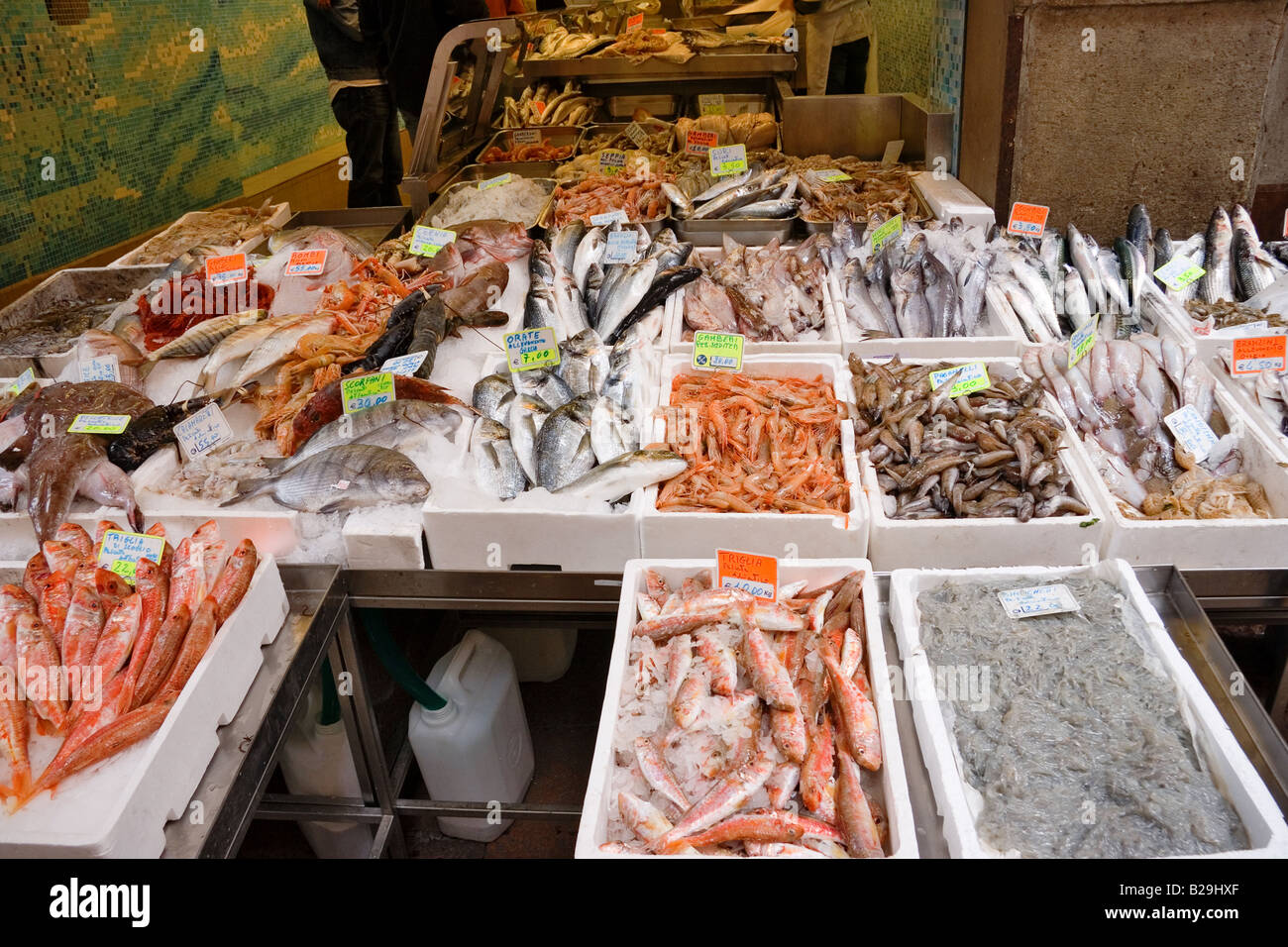 Italian fish market Stock Photo - Alamy